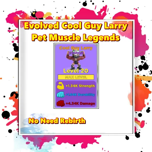 Evolved Cool Guy Larry - Other Objet de jeu - Gameflip