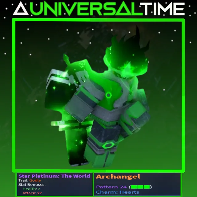 GODLY STAR PLATINUM: THE WORLD (SPTW) ⚔️27 ️2 AND P24 UNU|AUT - Other ...