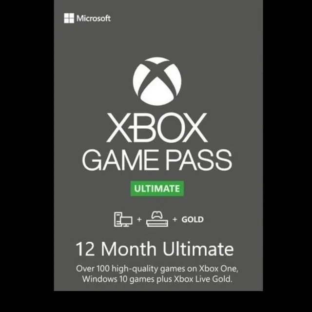 Xbox Game Pass Ultimate 12 Months (Account) - Xbox Game Pass Gift Card ...