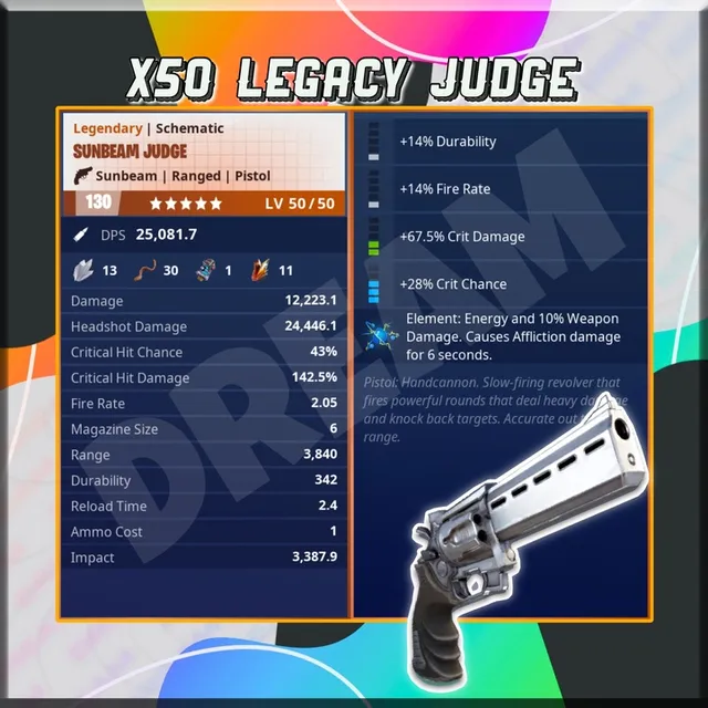 50 Legacy Judge - Fortnite Game Item - Gameflip