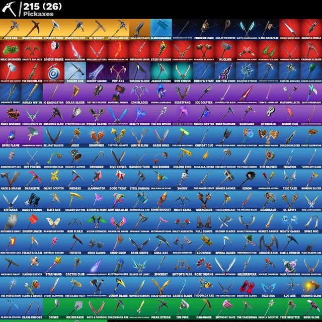 Fortnite fa 178 skins with limited edition og stw + 3000 vbucks - Epic ...