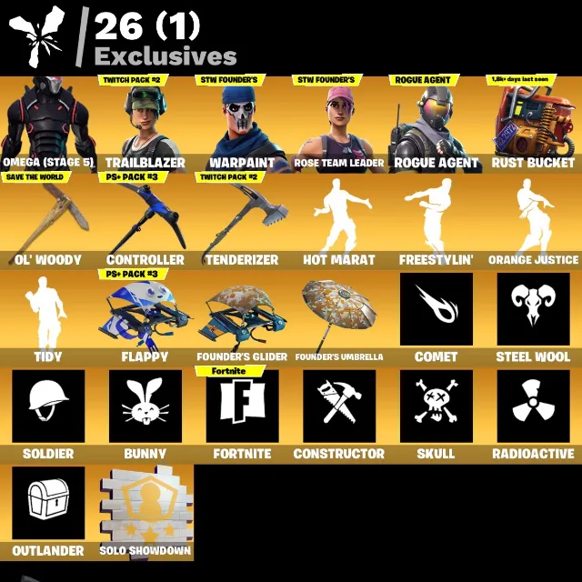 Fortnite account Ultimate edition OG stw ( Nocturno ) + Email ...