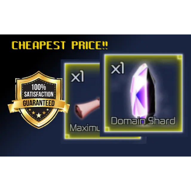 Domain shard + Max scroll Jujutsu infinite - Other Game Item - Gameflip
