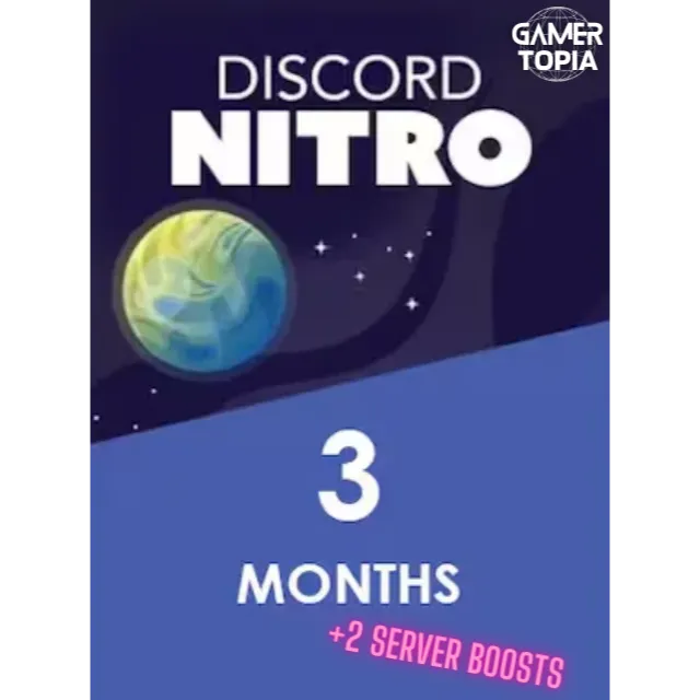 Discord Nitro 3 Month + 2 ServerBoosts {Activation Link} - Other - Gameflip