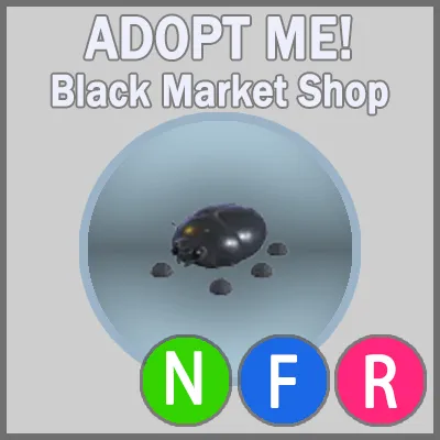 Giant Black Scarab NFR - Adopt Me Game Items - Gameflip