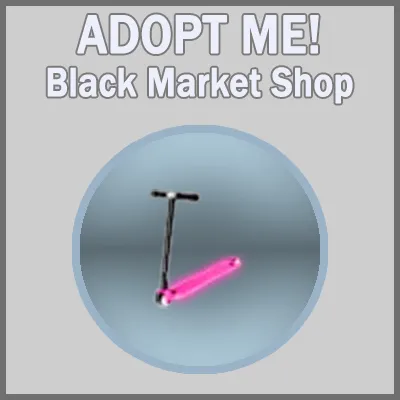 Neon Pink Scooter - Adopt Me Game Item - Gameflip
