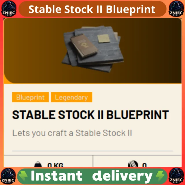 Stable Stock 2 Blueprint | ARC Raiders - ARC Raiders Game Item - Gameflip