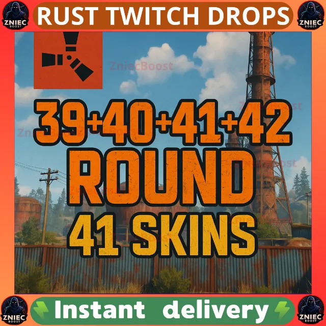 Round 39+40+41+42 | 41 Skins | Rust Twitch Drops [ Automatic delivery ...