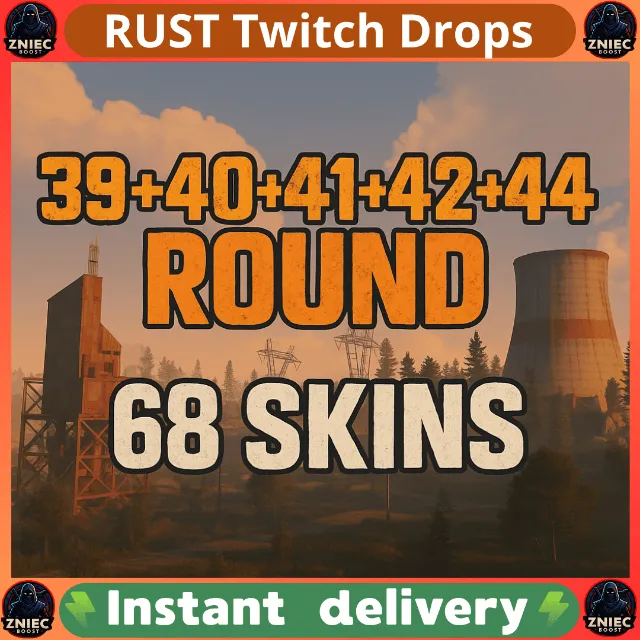 Round 39+40+41+42+43+44 | 68 Skins | Rust Twitch Drops Rivals ...
