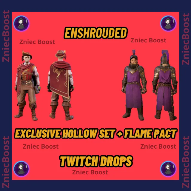 [ 11 Items ] Exclusive Hollow Set + Flame Pact [ Enshrouded Twitch ...