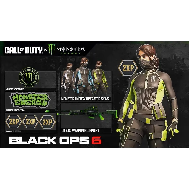 Black ops 6 Monster Energy Bundle 6 CODE | Activision Key (Global ...