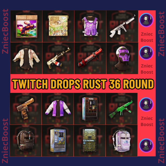 Twitch Drops Rust 36 ROUND 16 Skins Team Battle 5 - Other Game Items ...