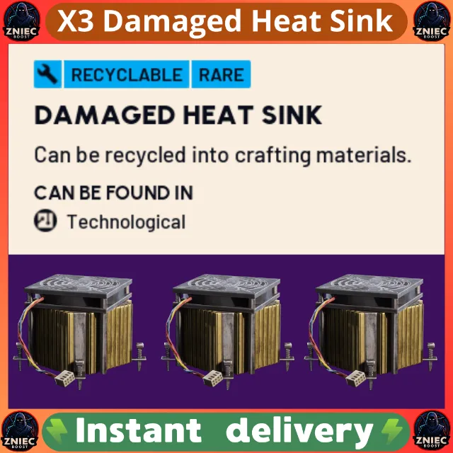 X3 Damaged Heat Sink - ARC Raiders - ARC Raiders Game Item - Gameflip