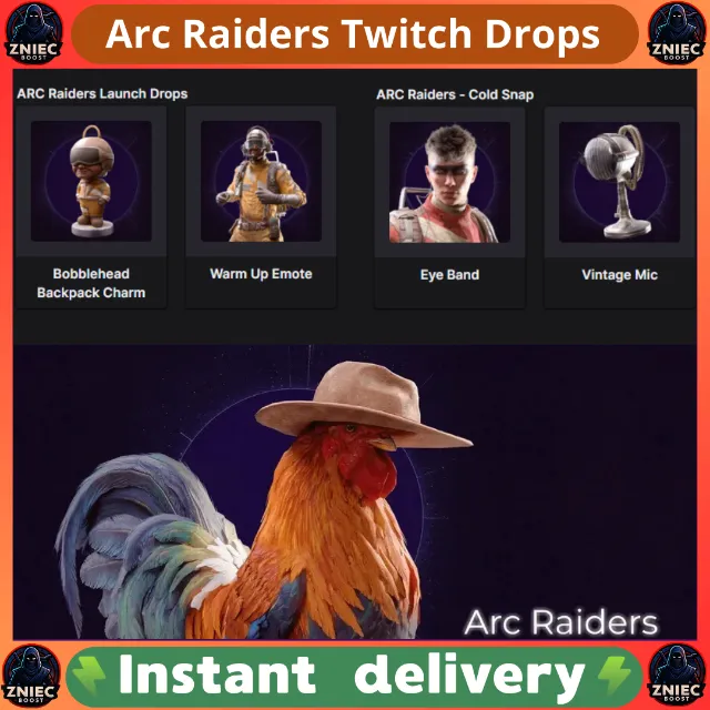 4 Items | Cold Snap + Launch | Twitch Drops ARC Raiders - ARC Raiders ...