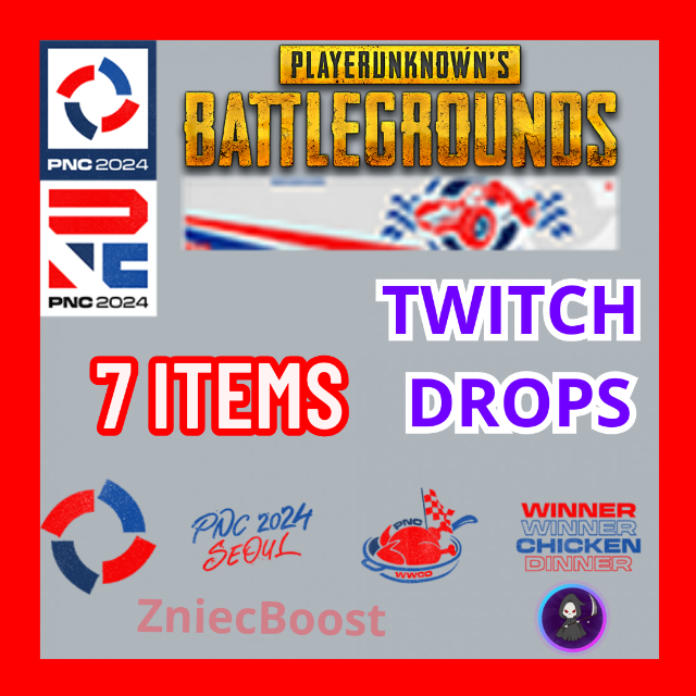 [ 7 ITEMS PNC ] 5 Spray | Emblem | Nameplate [ PUBG Twitch Drops ...