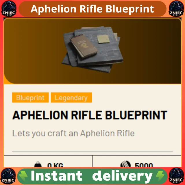 Aphelion Rifle Blueprint | ARC Raiders - ARC Raiders Spielgegenstand ...