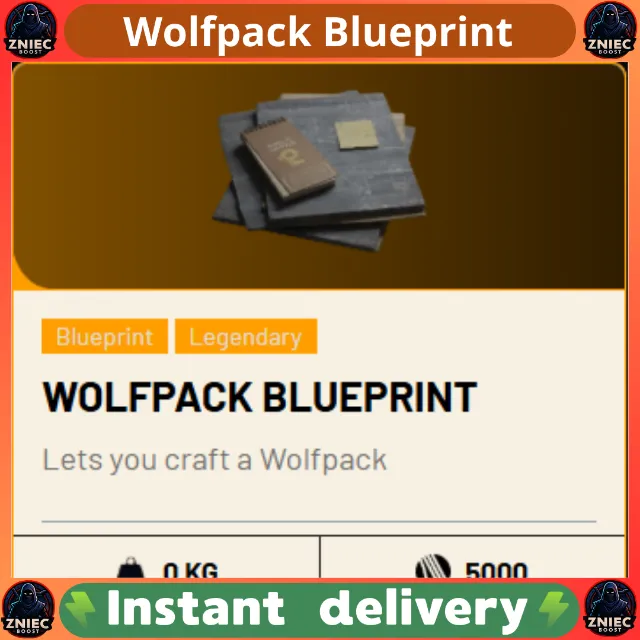 Wolfpack Blueprint | ARC Raiders - ARC Raiders Game Item - Gameflip