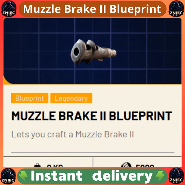 Muzzle Brake II Blueprint | ARC Raiders - ARC Raiders Game Item - Gameflip