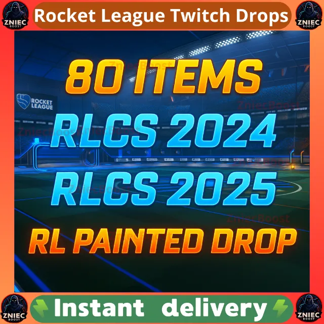80 Items | RLCS 2024 | RLCS 2024 | RL Painted Drop | Champions Road ...