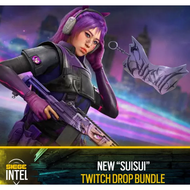 (4 Skins) R6 - Siege X Launch Week - SUISUI | Twitch Drops Tom Clancy's ...
