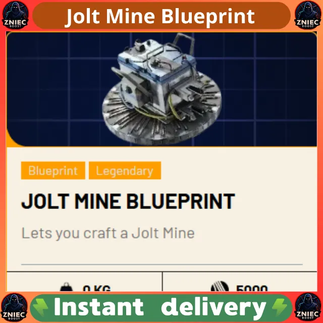 Jolt Mine Blueprint | ARC Raiders - ARC Raiders Game Item - Gameflip