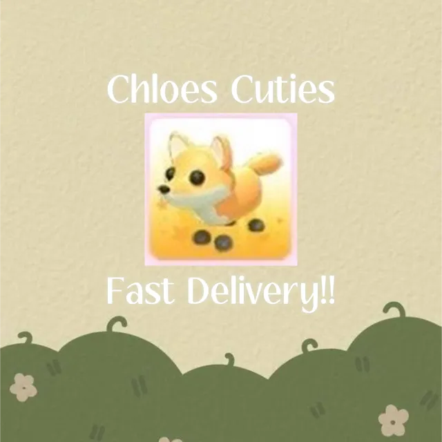 Red Fox - Adopt Me! Game Item - Gameflip