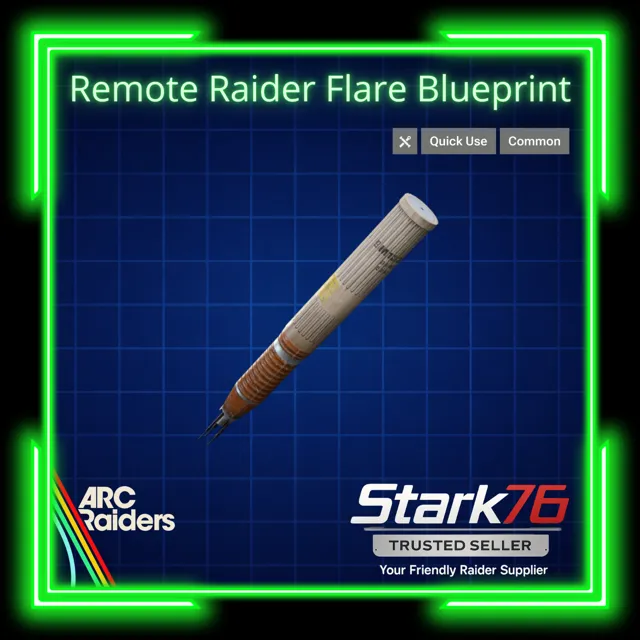 Remote Raider Flare Blueprint 📗 - ARC Raiders Game Item - Gameflip