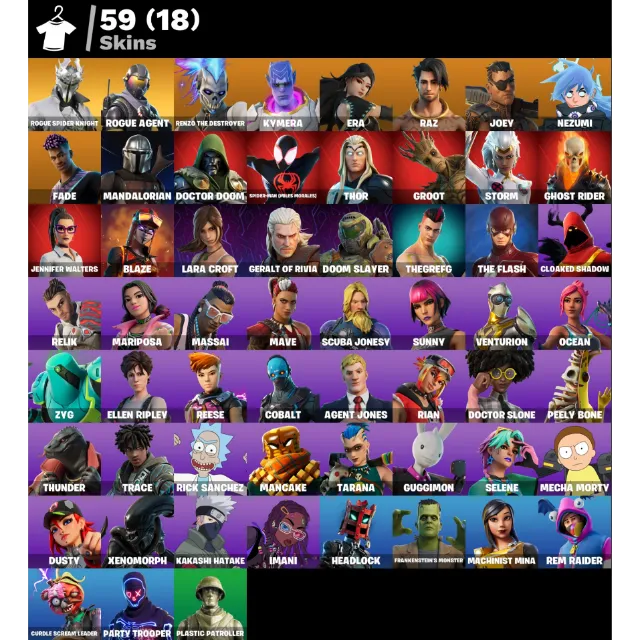 🌶️59 SKINS Rogue Spider Knight | Rogue Agent | Venturion | Cobalt 👑 All ...
