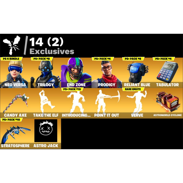 Fortnite: 44 SKINS Neo Versa | Trilogy | End Zone | Prodigy | Hybrid | Lynx All Platforms ️ Full ...