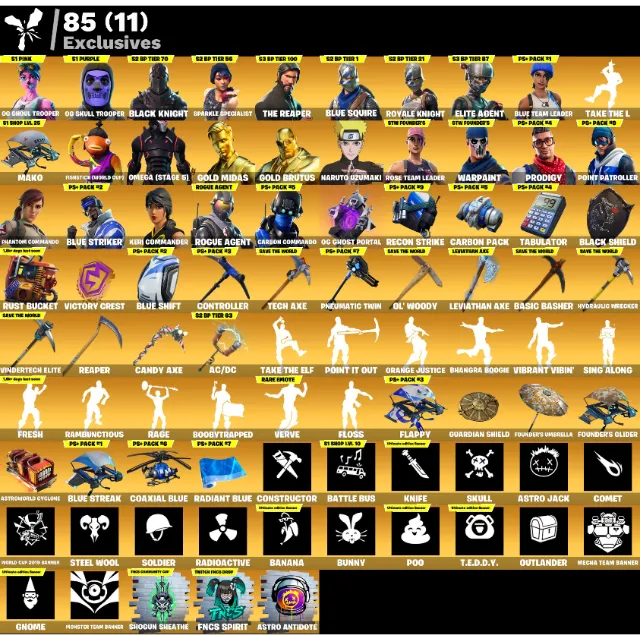 Fortnite: 244 SKINS Og Ghoul Trooper | Og Skull Trooper + Save The ...