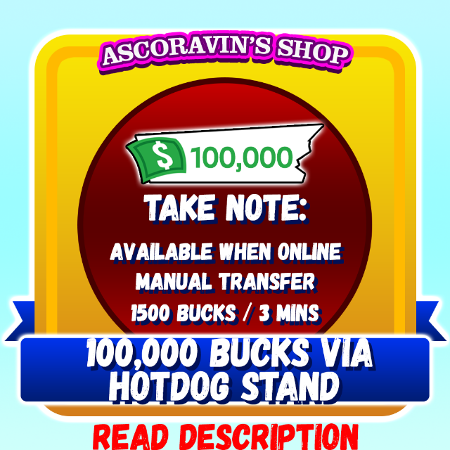 100K ADOPT ME BUCKS - Adopt Me Game Item - Gameflip