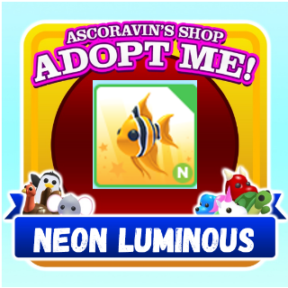 Adopt Me Angelfish Neon Luminous - Game Items - Gameflip