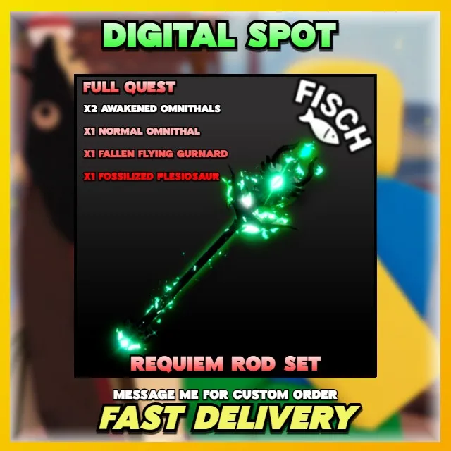 REQUIEM ROD (FULL SET) | FISCH - Roblox Game Item - Gameflip