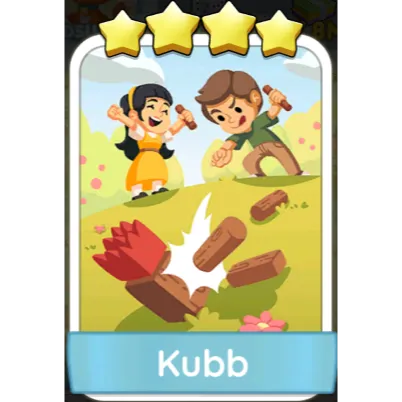 Kubb 4⭐sticker (Set 13-7)-Monopoly Go - Monopoly Go! Game Item - Gameflip