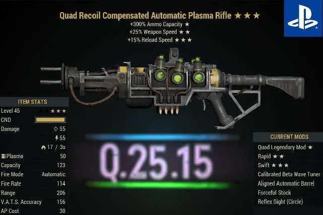 Q2515 Plasma Rifle - Fallout 76 Game Items - Gameflip