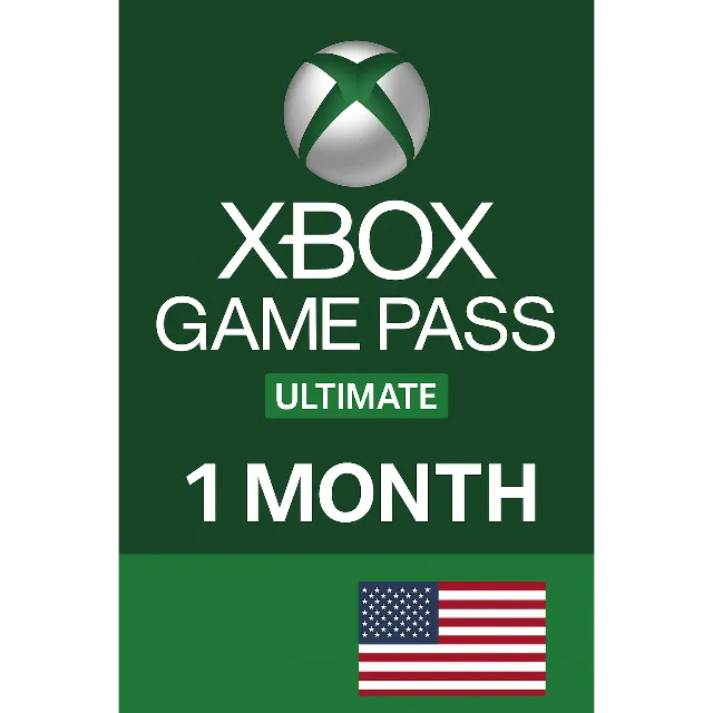 Xbox Game Pass Ultimate 1-month US Fast Delivery - Xbox Game Pass Gift ...