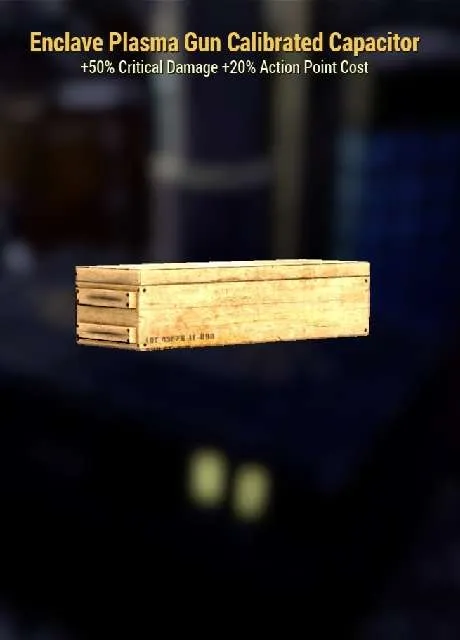 Enclave Plasma Gun Calibrated Capacitor - Fallout 76 Game Item - Gameflip