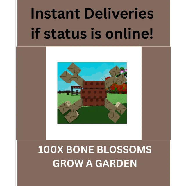 100X BONE BLOSSOMS GROW A GARDEN - Other Game Item - Gameflip