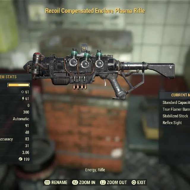 ENCLAVE PLASMA RIFLE - Fallout 76 Game Item - Gameflip