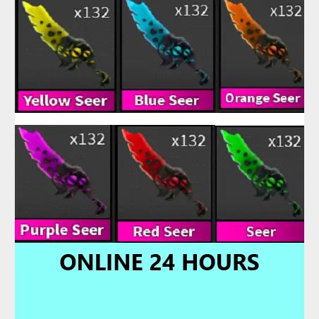 Bundle | MM2 Seer set x1 - Game Items - Gameflip