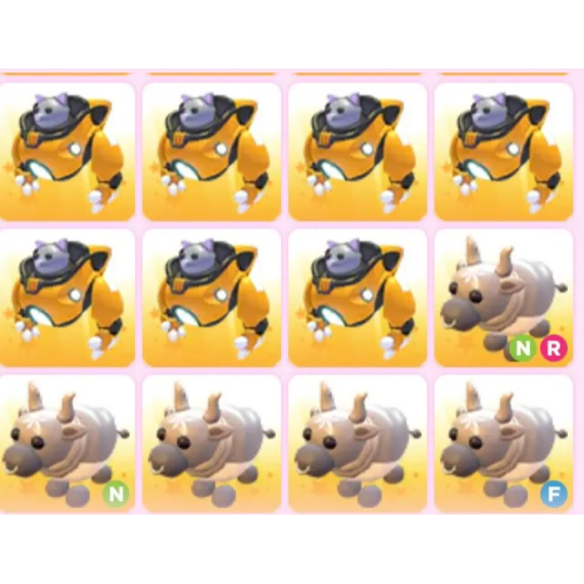 BUNDLE ADOPT ME PET X12 - Roblox Game Items - Gameflip