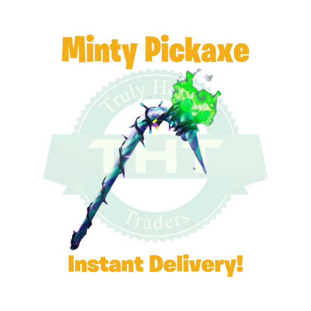Minty Pickaxe - Artículos del Juego - Gameflip