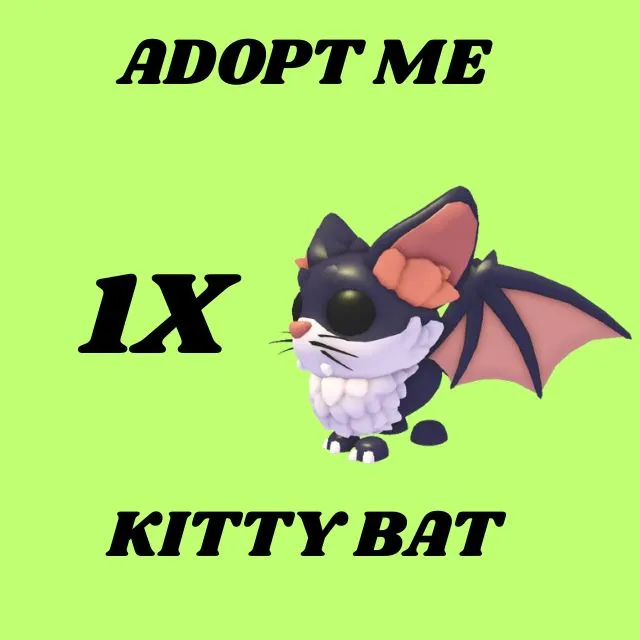 KITTY BAT - Adopt Me - Adopt Me Game Item - Gameflip