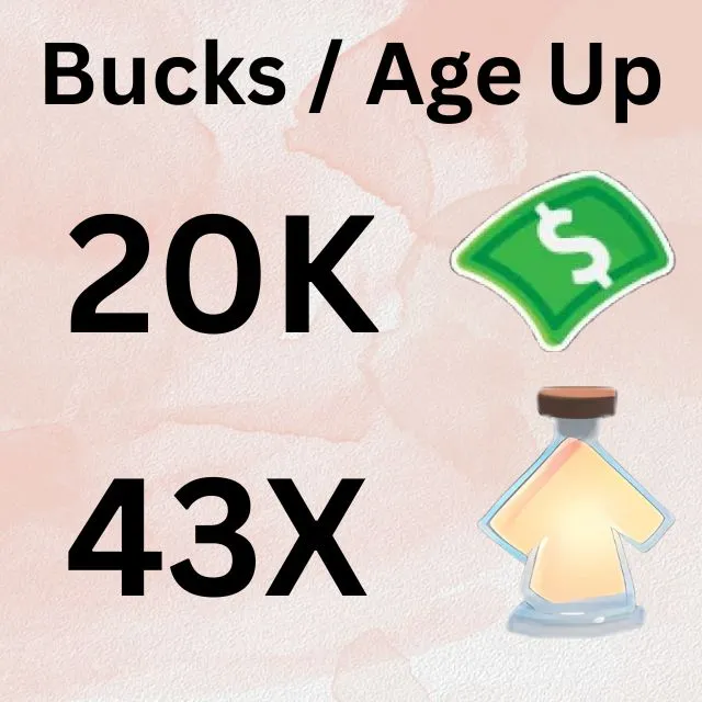 Age Up Potions And Bucks - Adopt Me - Adopt Me Game Item - Gameflip