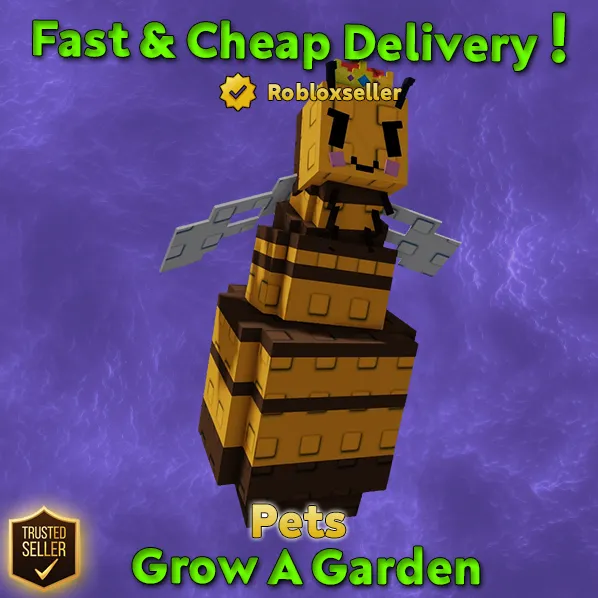 Queen Bee Grow A Garden - Grow a Garden Game Item - Gameflip