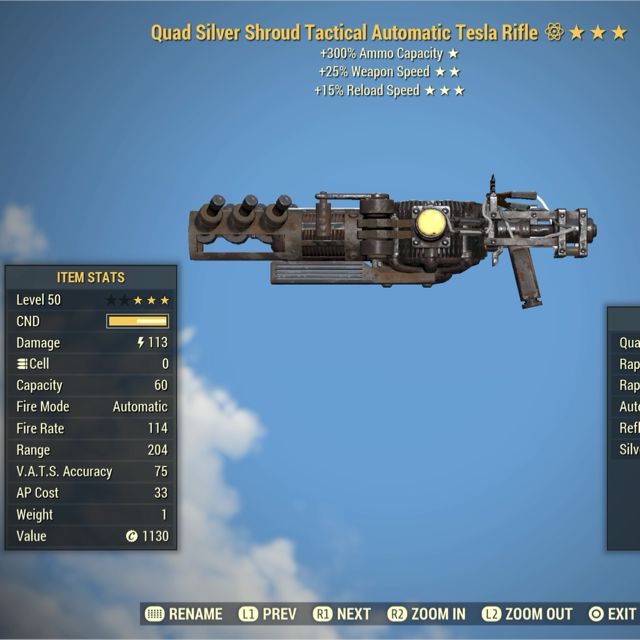 Weapon | Q2515 Tesla Rifle - Game Items - Gameflip