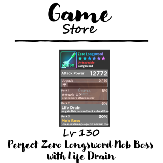 Gear | Lv130 Perfect Zero LS LD - Game Items - Gameflip