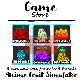 3 Rare and Epic Fruits Lv 3 Bundle - Game Items - Gameflip