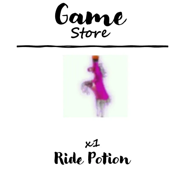 Potion | Ride Potion - Adopt Me Game Items - Gameflip