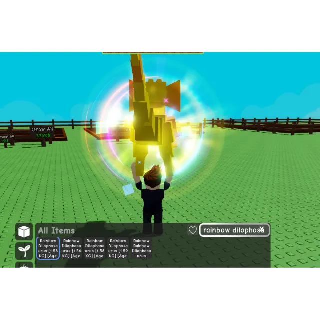 RAINBOW HATCHED DILOPHOSAURUS 1x INSTANT DELIVERY! - Roblox Game Item ...